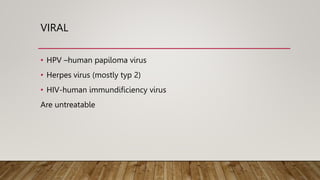 Sexually transmitted diseases in humanbeings | PPTX