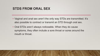 Sexually transmitted diseases in humanbeings | PPTX
