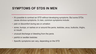 Sexually transmitted diseases in humanbeings | PPT