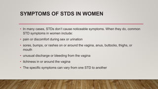 Sexually transmitted diseases in humanbeings | PPTX