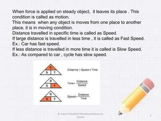 Motion and Types of motion | PPT