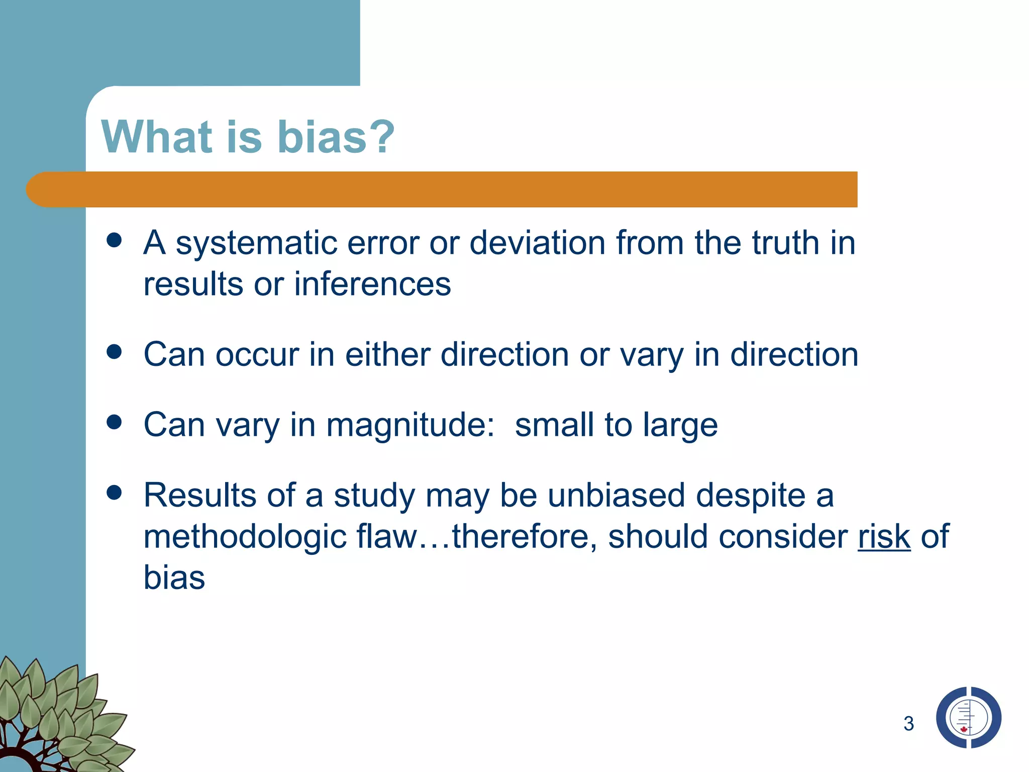 Assessment of Bias | PPT