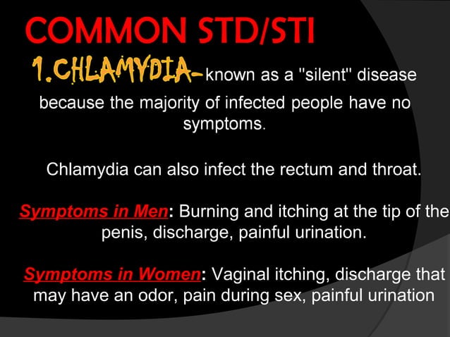 Std sti health human sexuality | PPT | Free Download