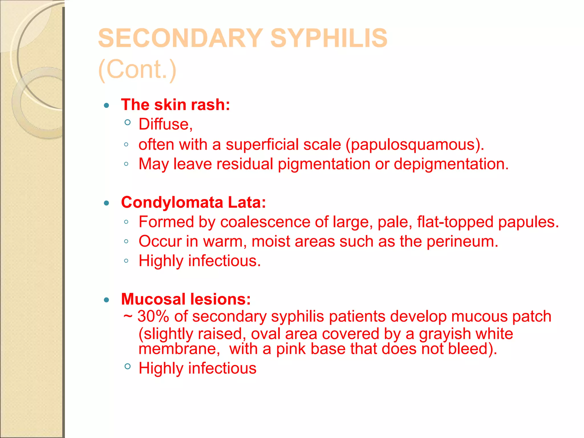 Std syphilis- (1) | PPTX | Infectious Diseases | Diseases and Conditions