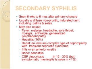 Std syphilis- (1) | PPTX | Infectious Diseases | Diseases and Conditions