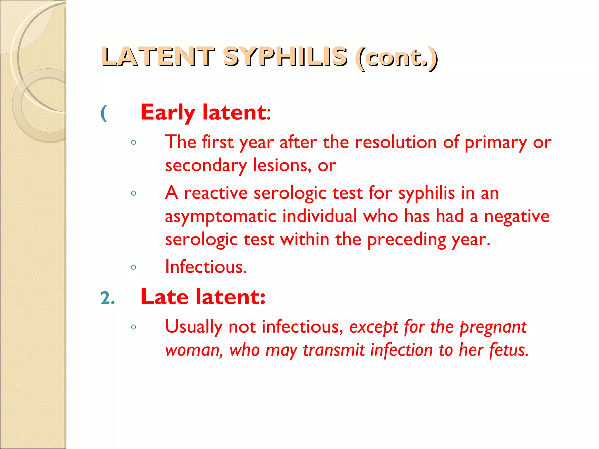 Std syphilis | PPT