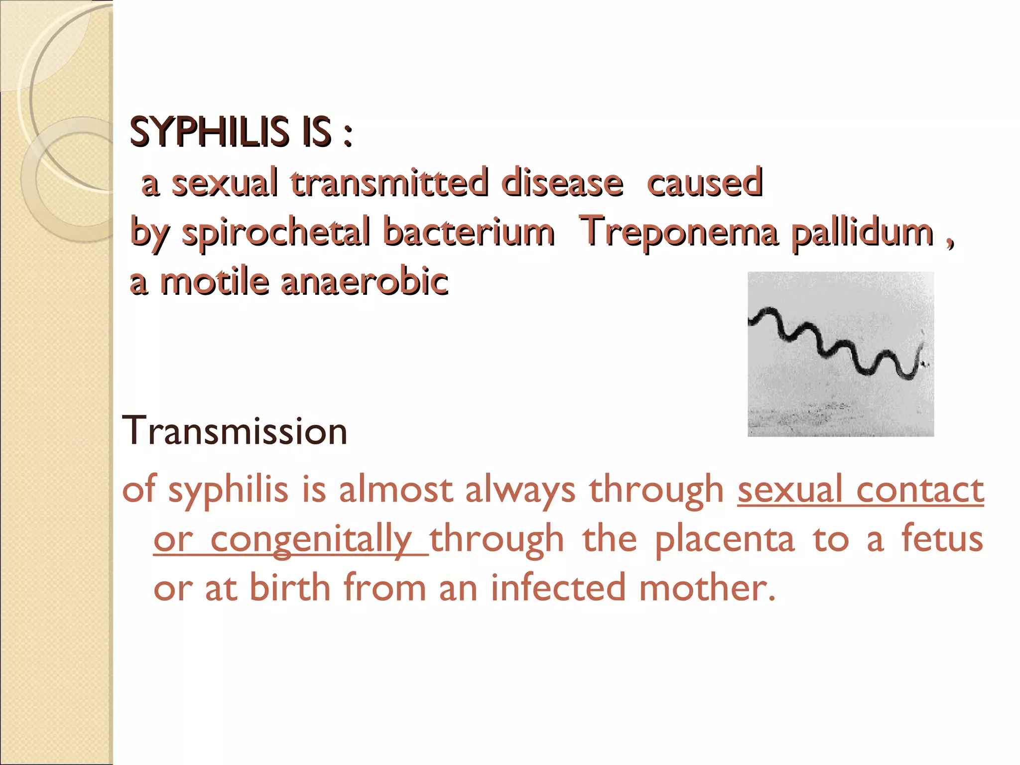 Std syphilis | PPT