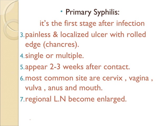 Std syphilis | PPT