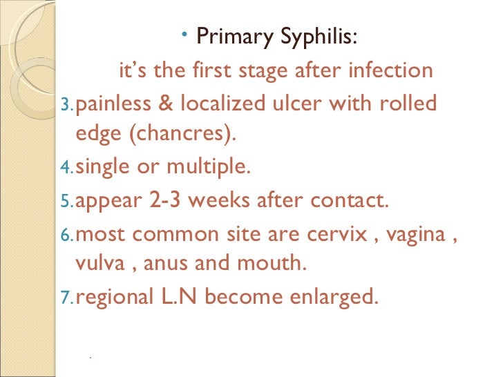 Std syphilis