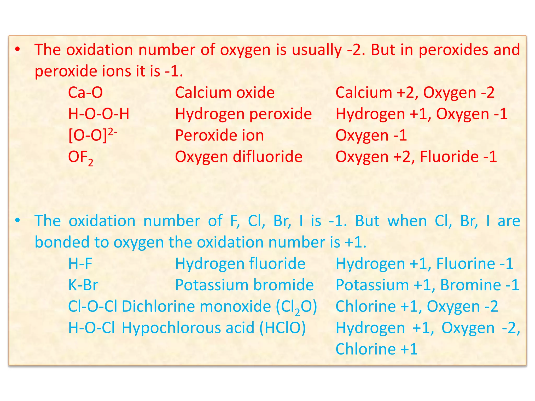 Std XI-Ch-5-Redox-Reactions | PPTX | Chemistry | Science