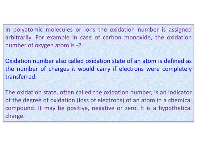Std XI-Ch-5-Redox-Reactions | PPTX | Chemistry | Science