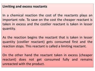 Std XI-Chem-Ch1-Concepts-Chemical-reactions-Stoichiometry | PPTX