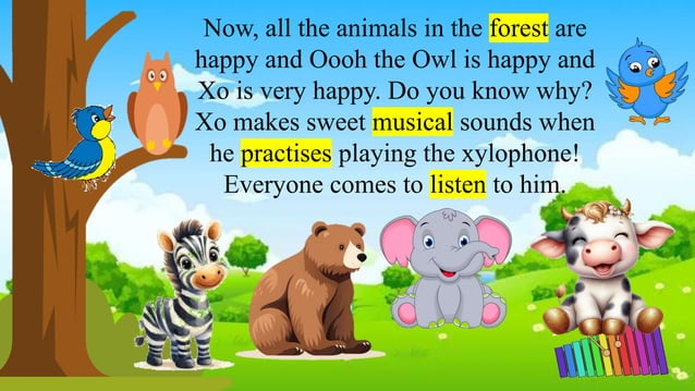 STD 1 - THE OX PLAY XYLO... - PPT - ENGLISH | PDF
