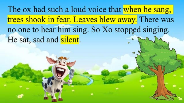 STD 1 - THE OX PLAY XYLO... - PPT - ENGLISH | PDF