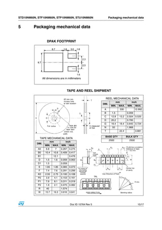 Original N Channel Mosfet FQD10N60C STD10NM60N 10NM60 10N60 10A 600V TO ...