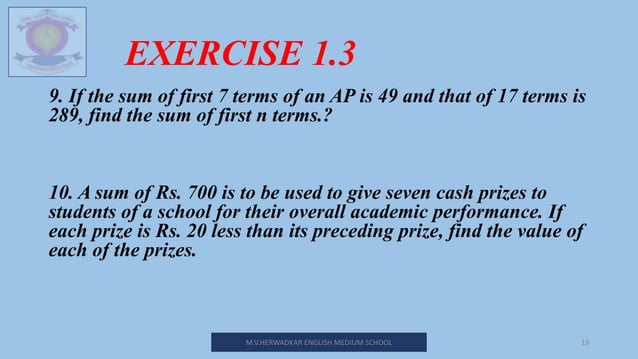 Std 10th Maths Arithemetic Progression.pptx