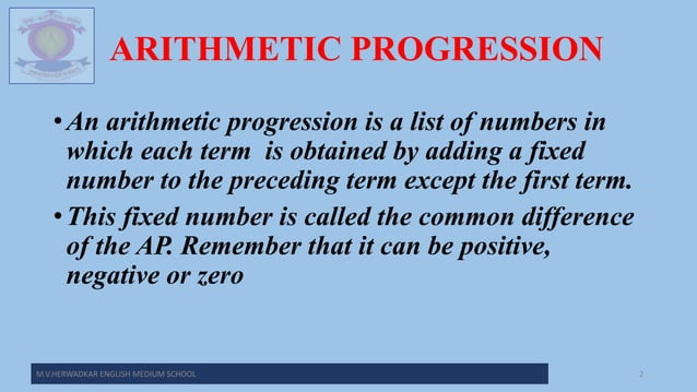 Std 10th Maths Arithemetic Progression.pptx