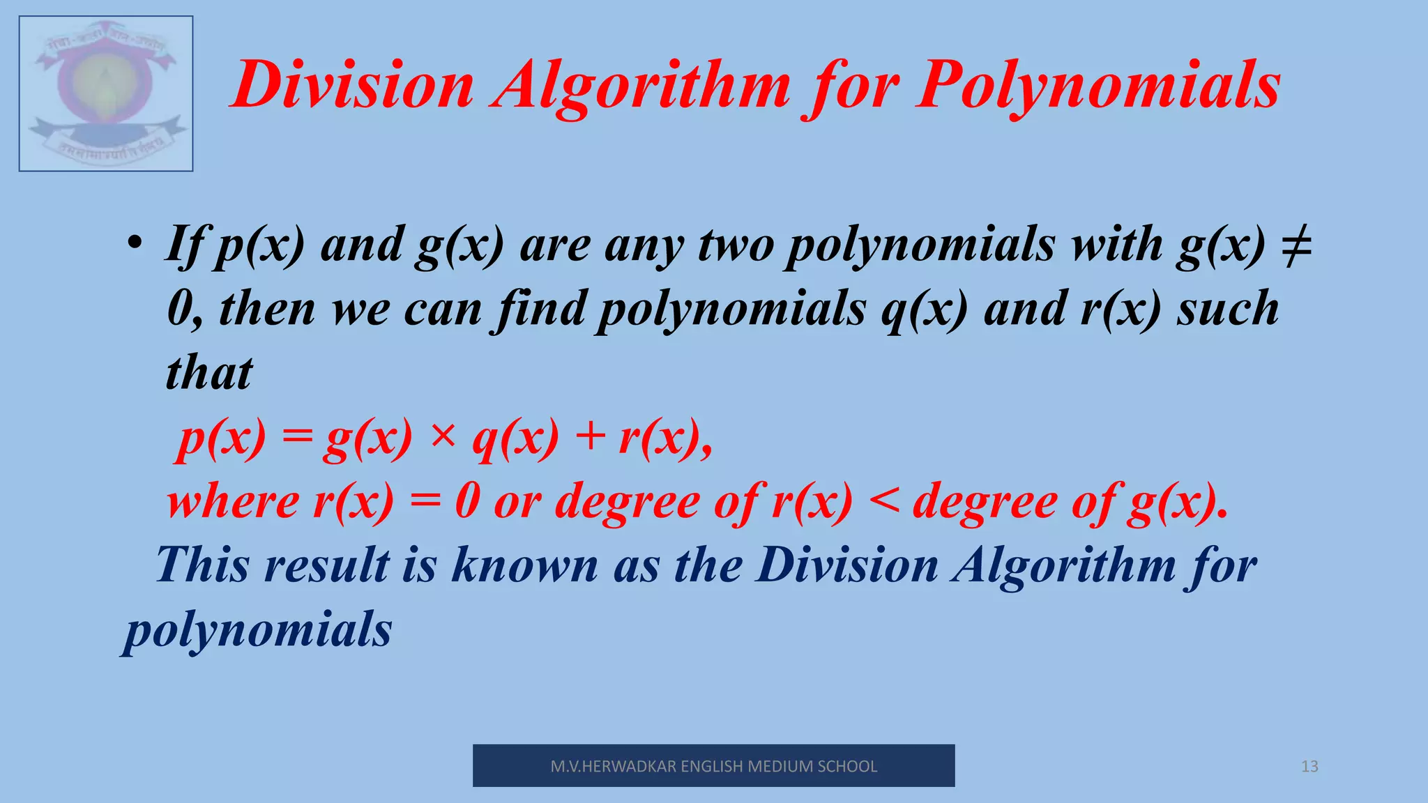 Std 10th Maths Polynomials .pptx