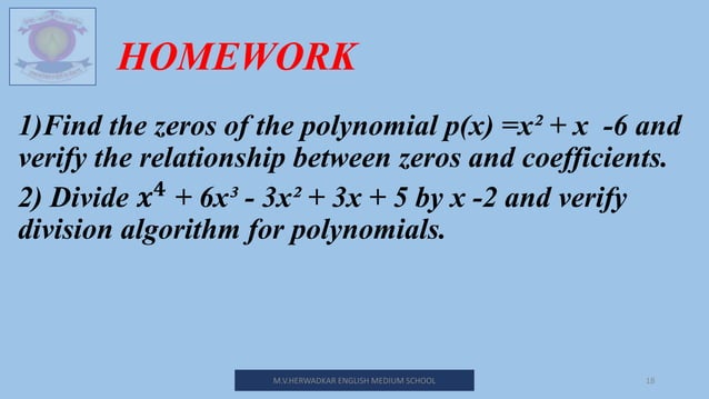 Std 10th Maths Polynomials .pptx