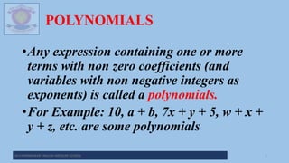Std 10th Maths Polynomials .pptx