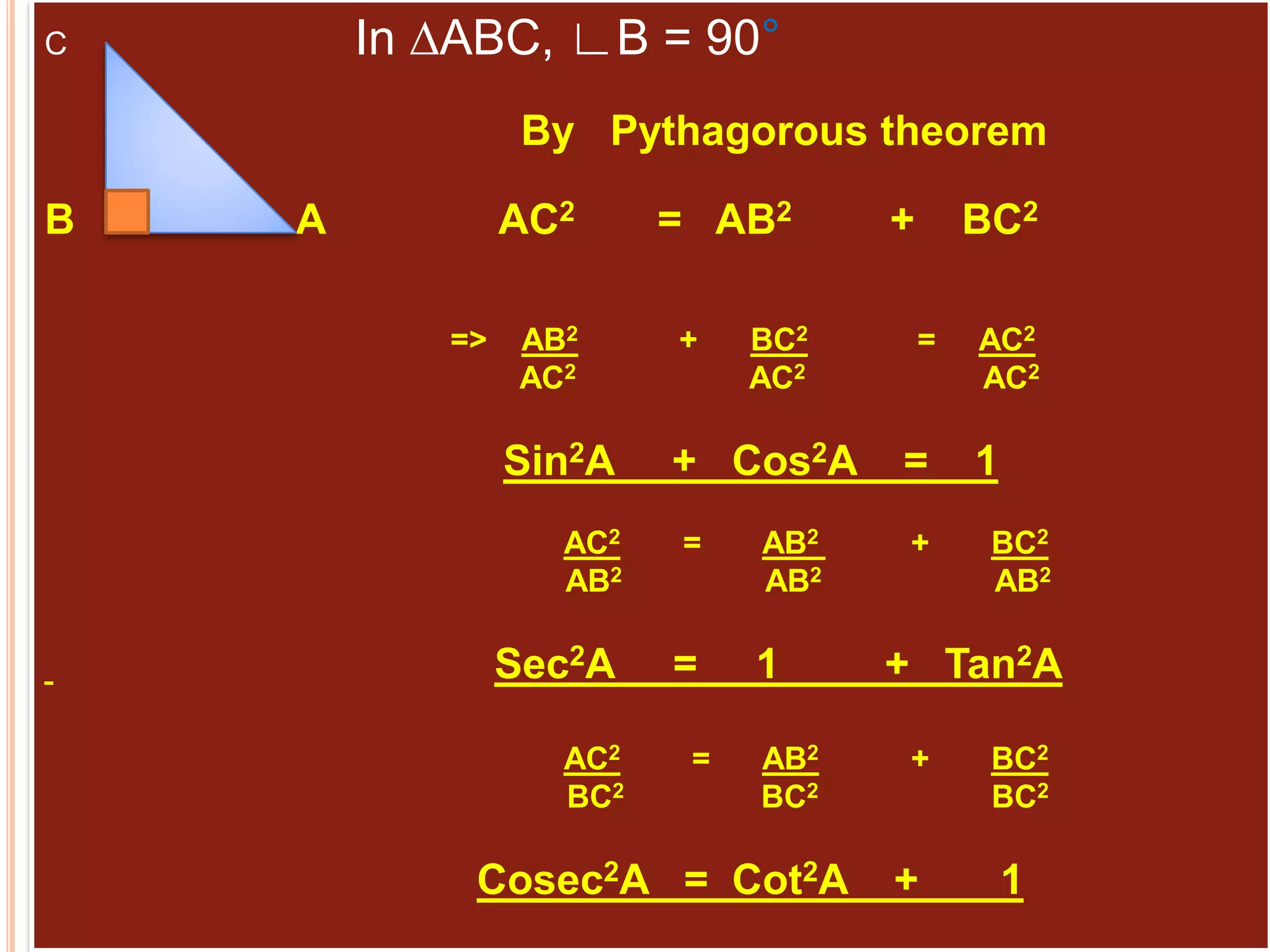 Introduction To Trigonometry Ppt