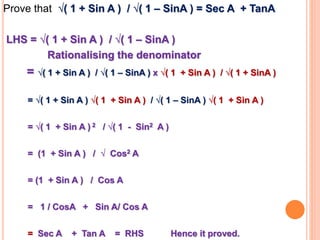 Introduction to trigonometry | PPT