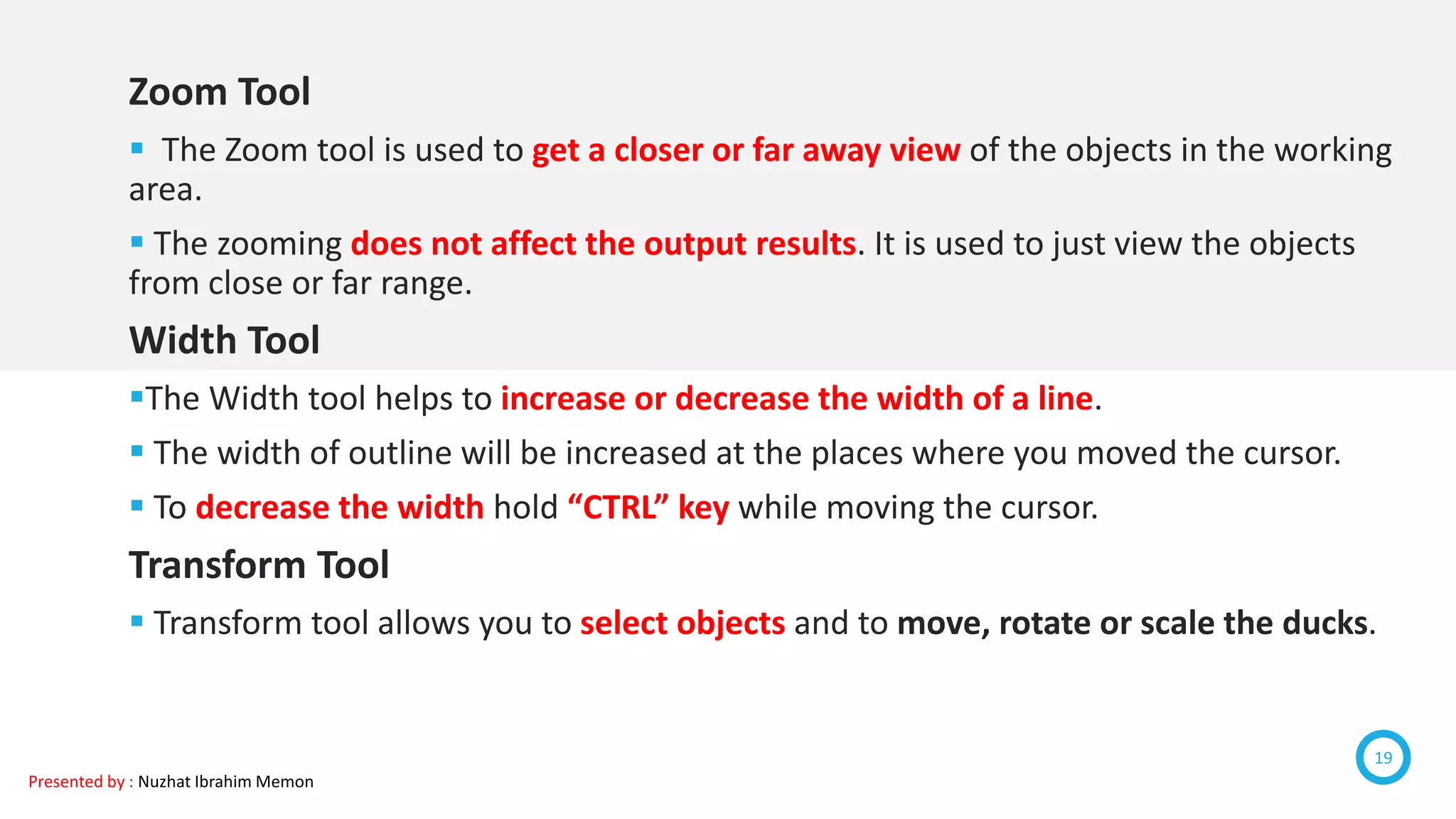 Std 11 Computer Chapter 2 Animation Tool Synfig Part 2 Different Tools In Synfig Ppt