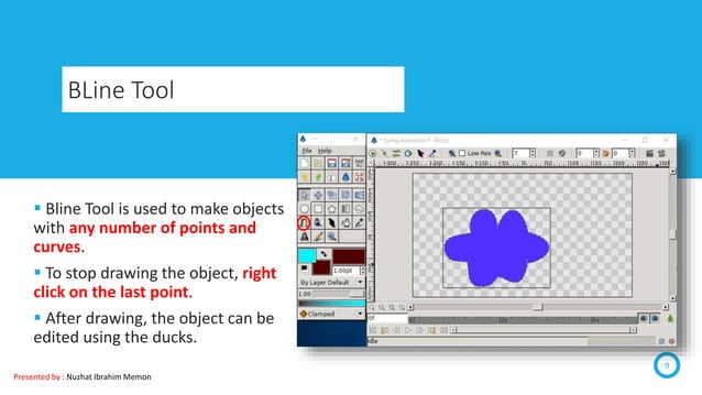 Std 11 Computer Chapter 2 Animation Tool Synfig Part 2 Different Tools In Synfig Ppt