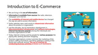 Std 12 Computer Chapter 4 Introduction to Ecommerce (Part 1 ...