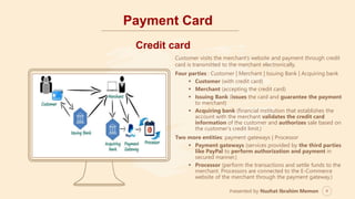 Std 12 Computer Chapter 5 Introduction to Mcommerce (Part 3 Electronic Payment System) | PPTX
