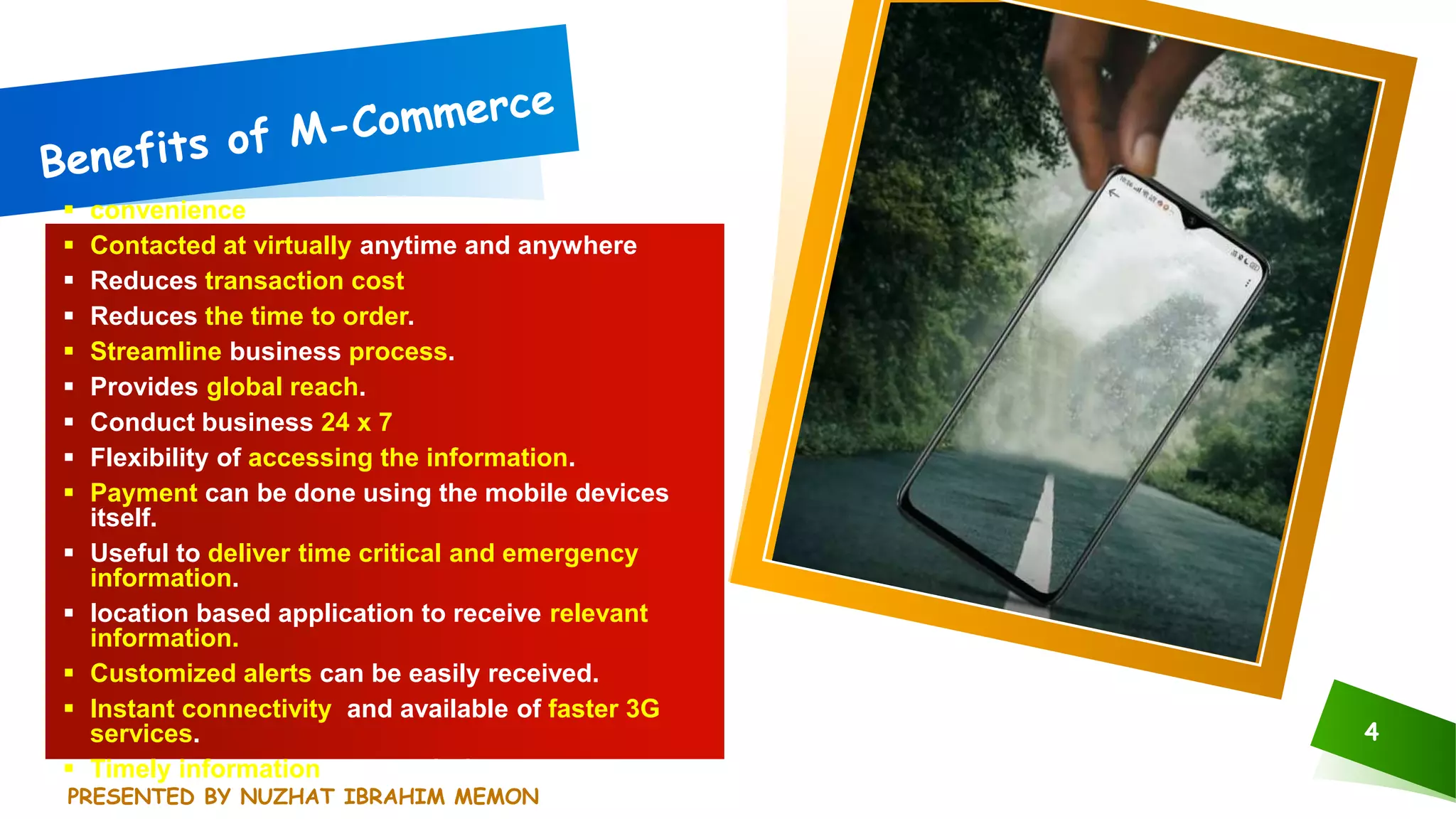 Std 12 Computer Chapter 5 Introduction to Mcommerce (Part 1) | PPTX