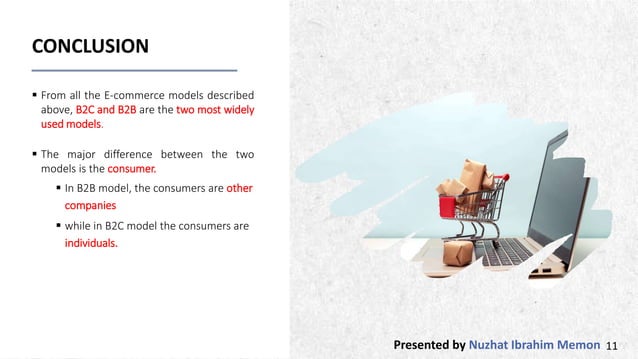 Std 12 Computer Chapter 4 Introduction to Ecommerce (Part 3 Ecommerce Business Models) | PPTX ...