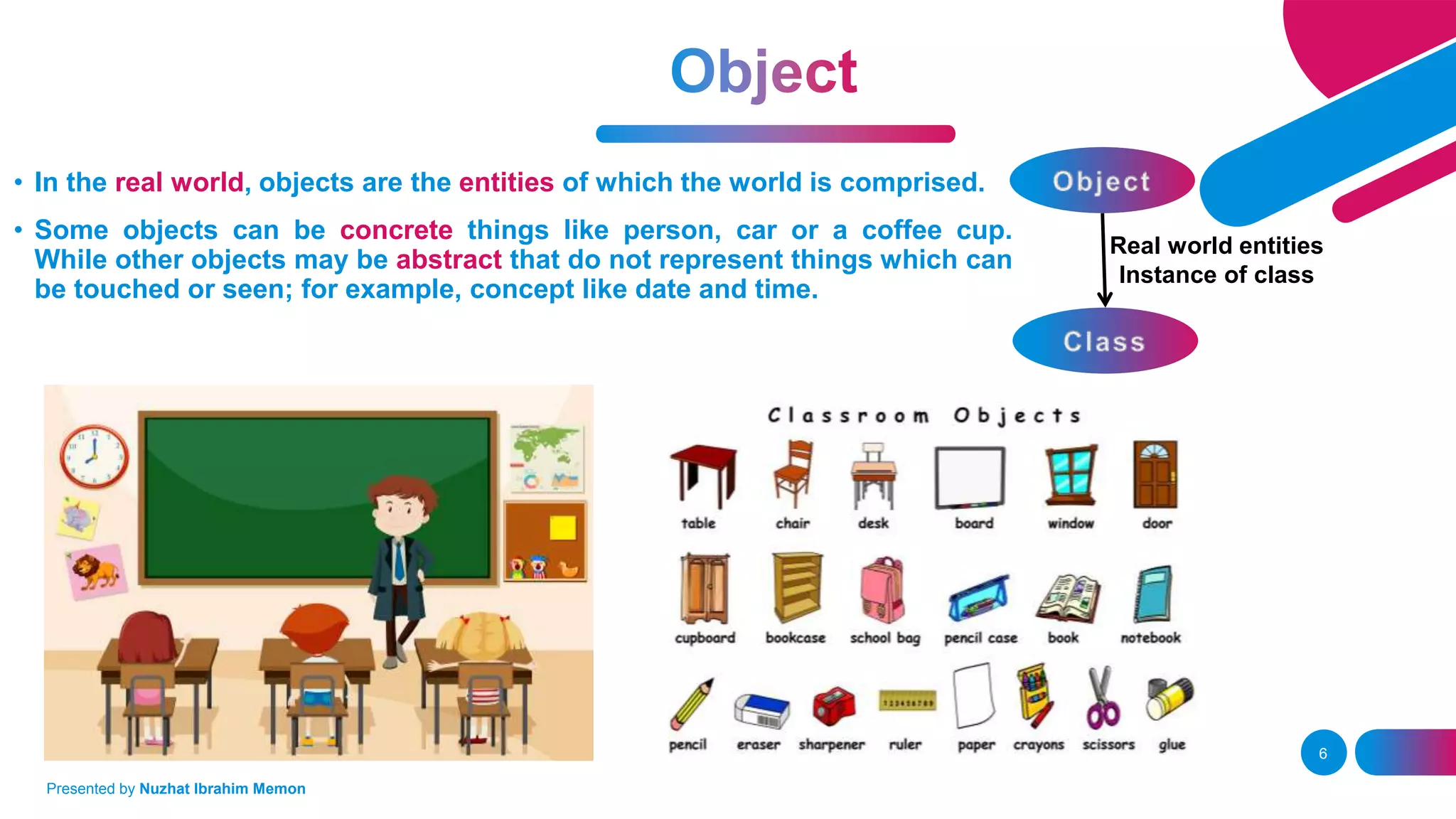 Std 12 Computer Chapter 6 Object Oriented Concepts Part 1 Pptx 1400