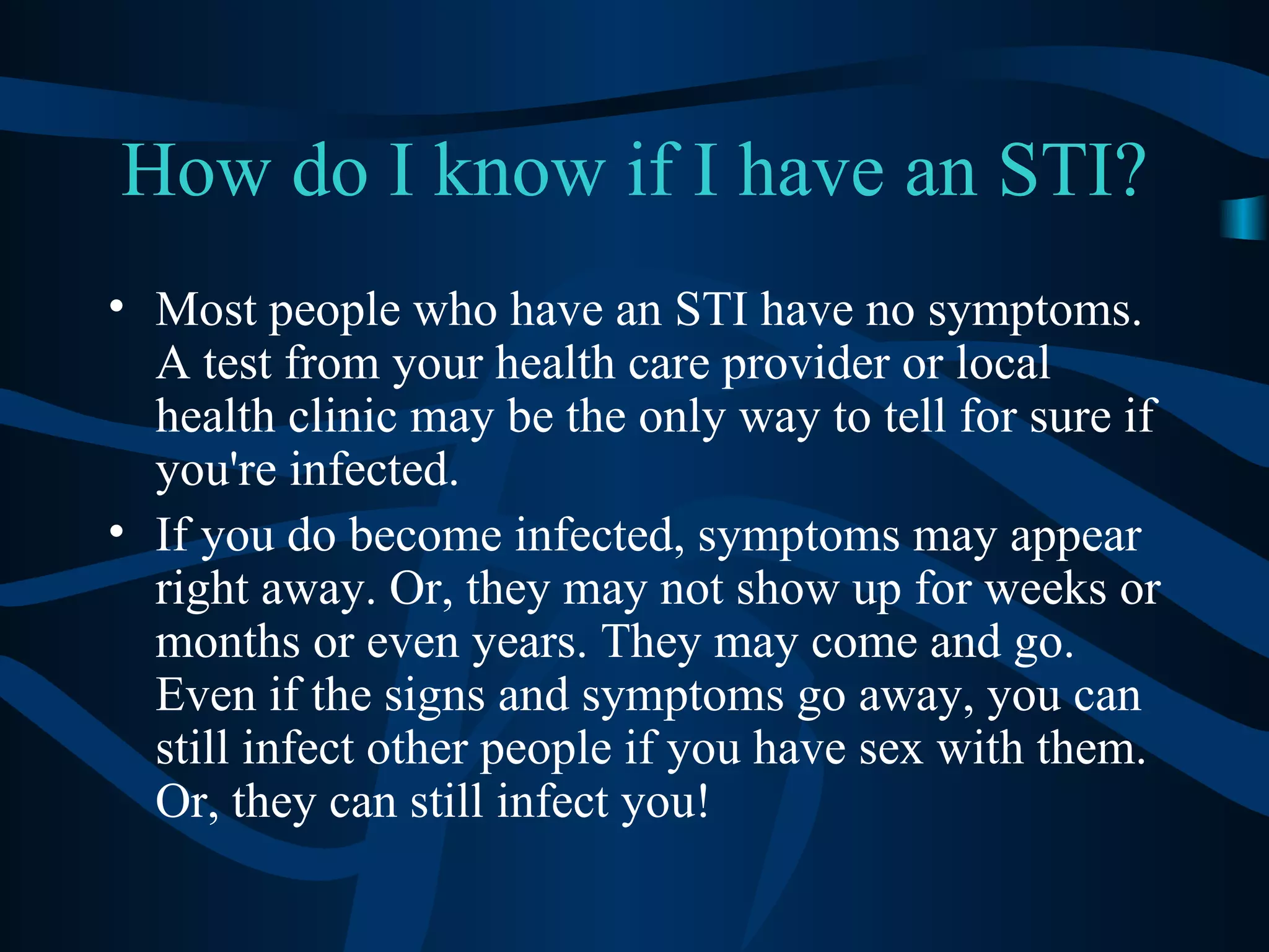 Sexually Transmitted Infections Sexually Transmitted Infections Ppt