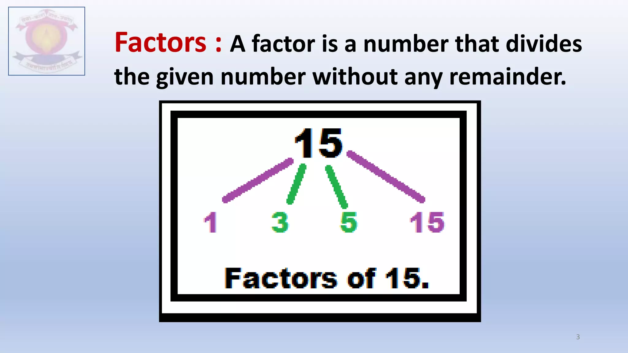 STD 5 (Maths) CH4 - Factors and Multiples.pptx