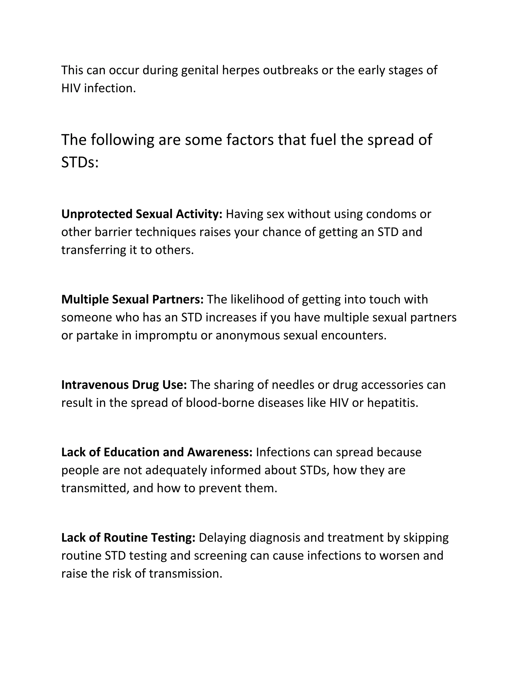 Sexually Transmitted Diseases Treatment | PDF