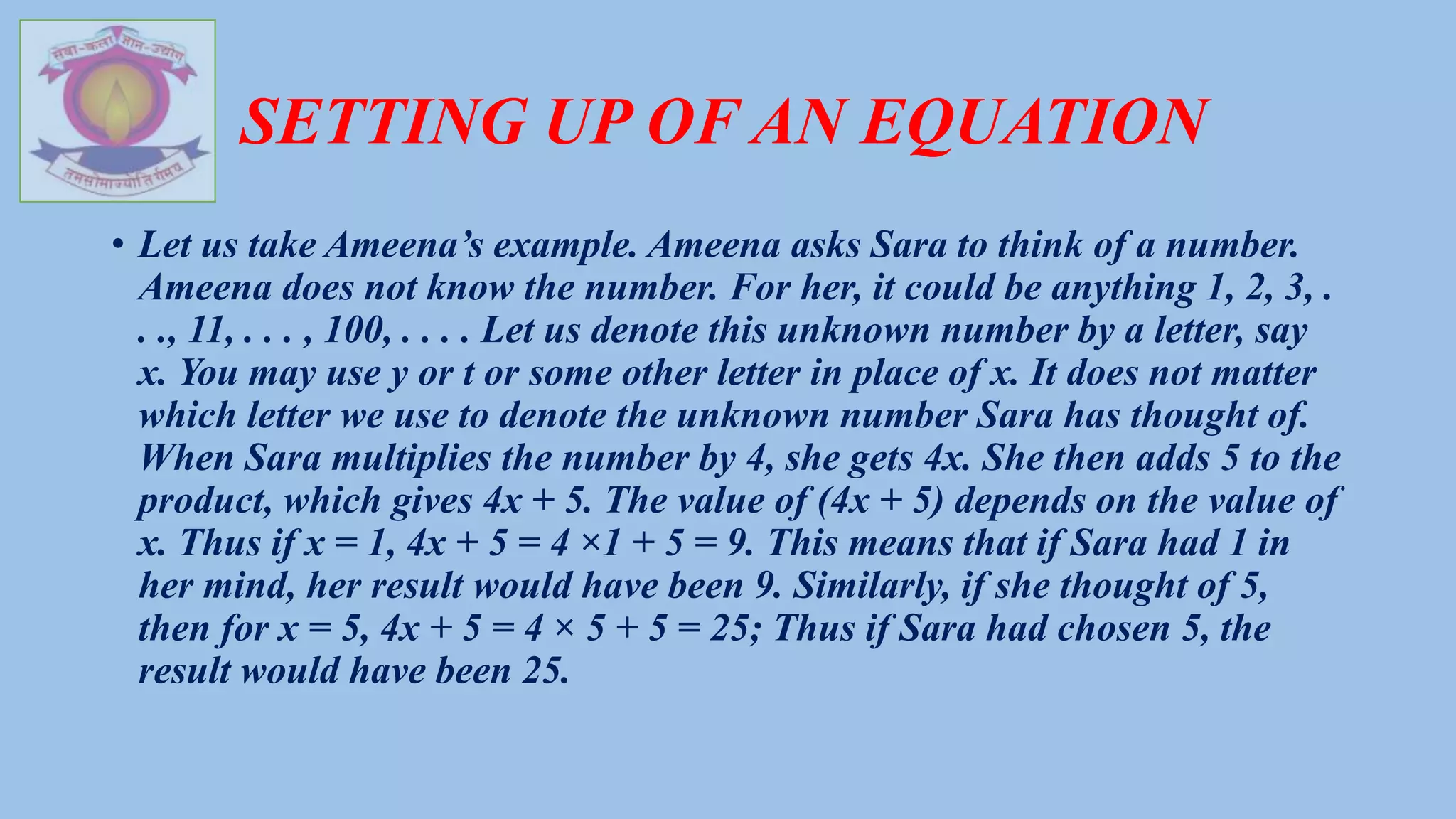 Std 7th Chapter 4 Simple Equation.pptx
