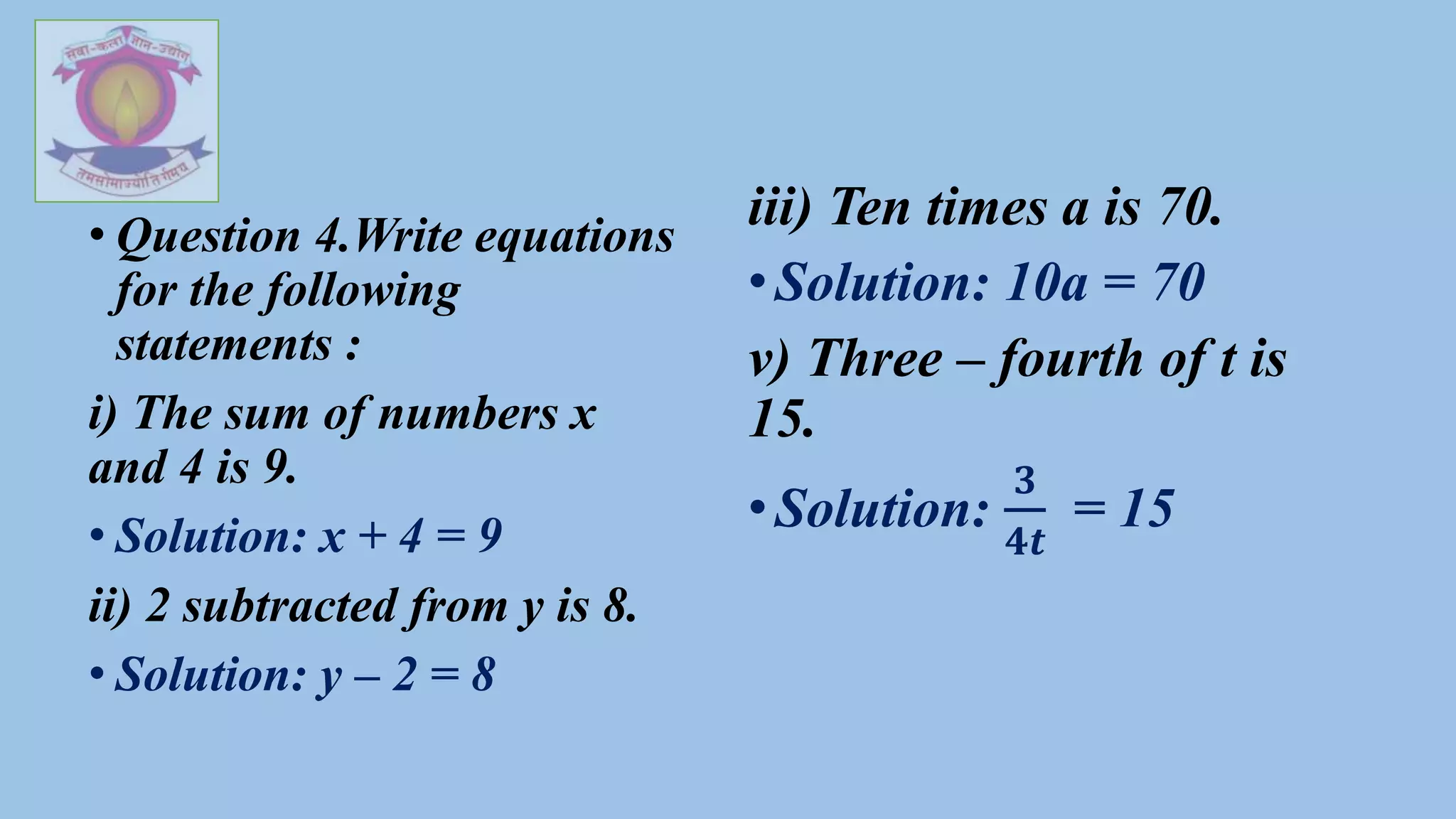 Std 7th Chapter 4 Simple Equation.pptx