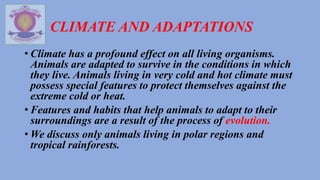 Std 7th Science Chapter 7 WEATHER, CLIMATE AND ADAPTATIONS OF ANIMALS ...