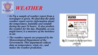 Std 7th Science Chapter 7 WEATHER, CLIMATE AND ADAPTATIONS OF ANIMALS ...
