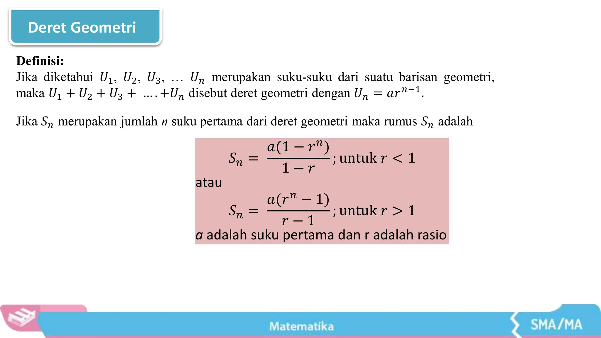 BAB 2 BARISAN DAN DERET kelas x kurikulum merdeka | PPTX