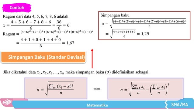STD BAB 6 STATISTIKA kelas x kurikulum merdeka | PPTX