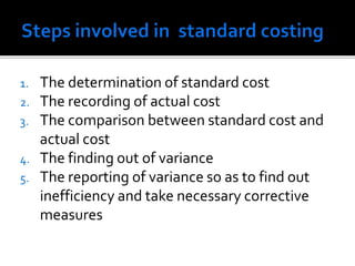 Standard costing problem | PPT