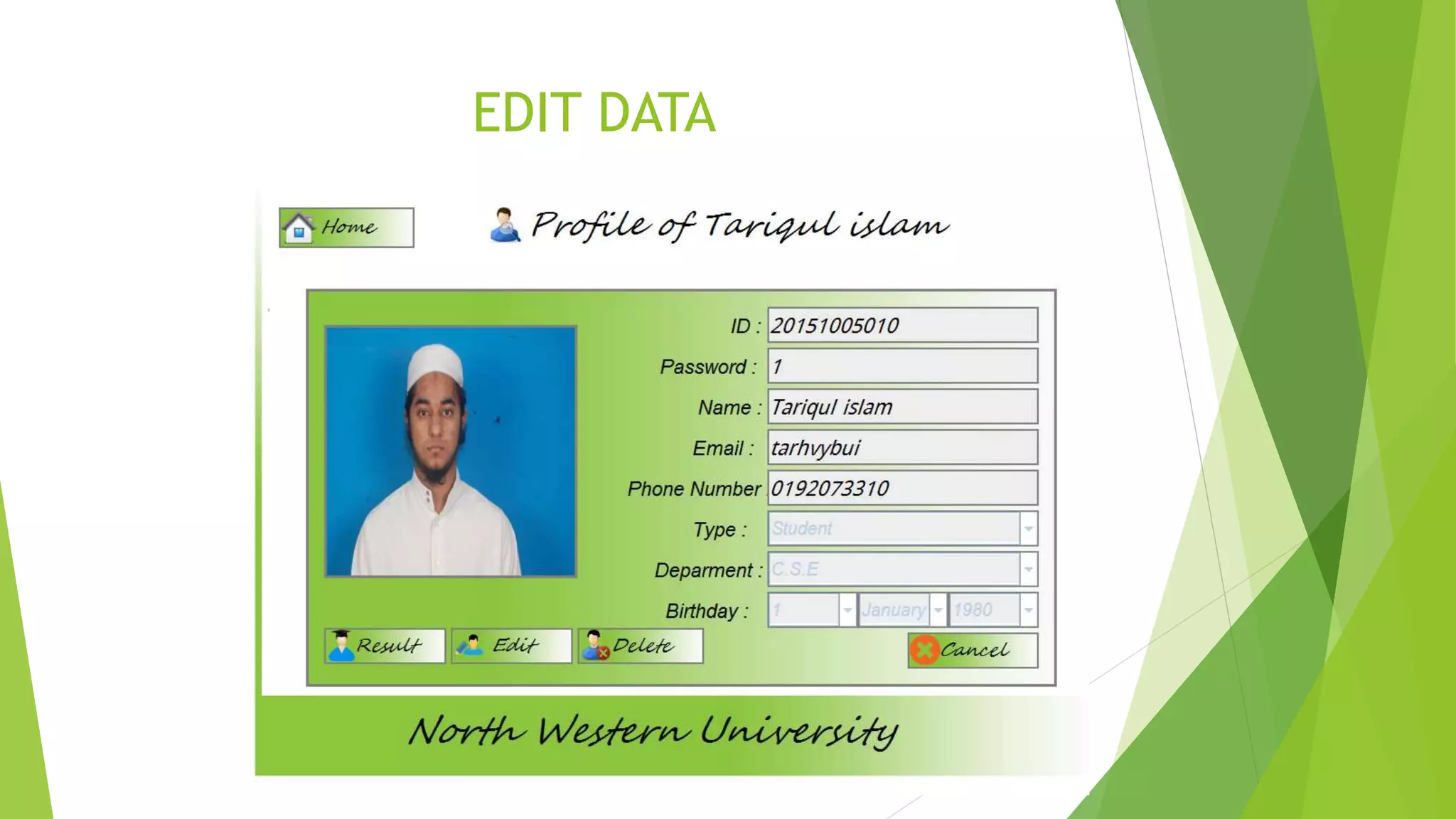 student database management system | PPTX