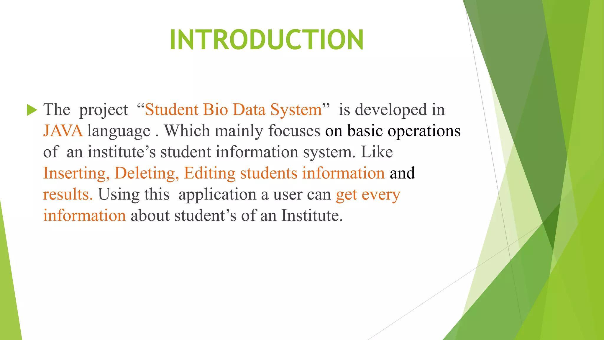 student database management system | PPTX