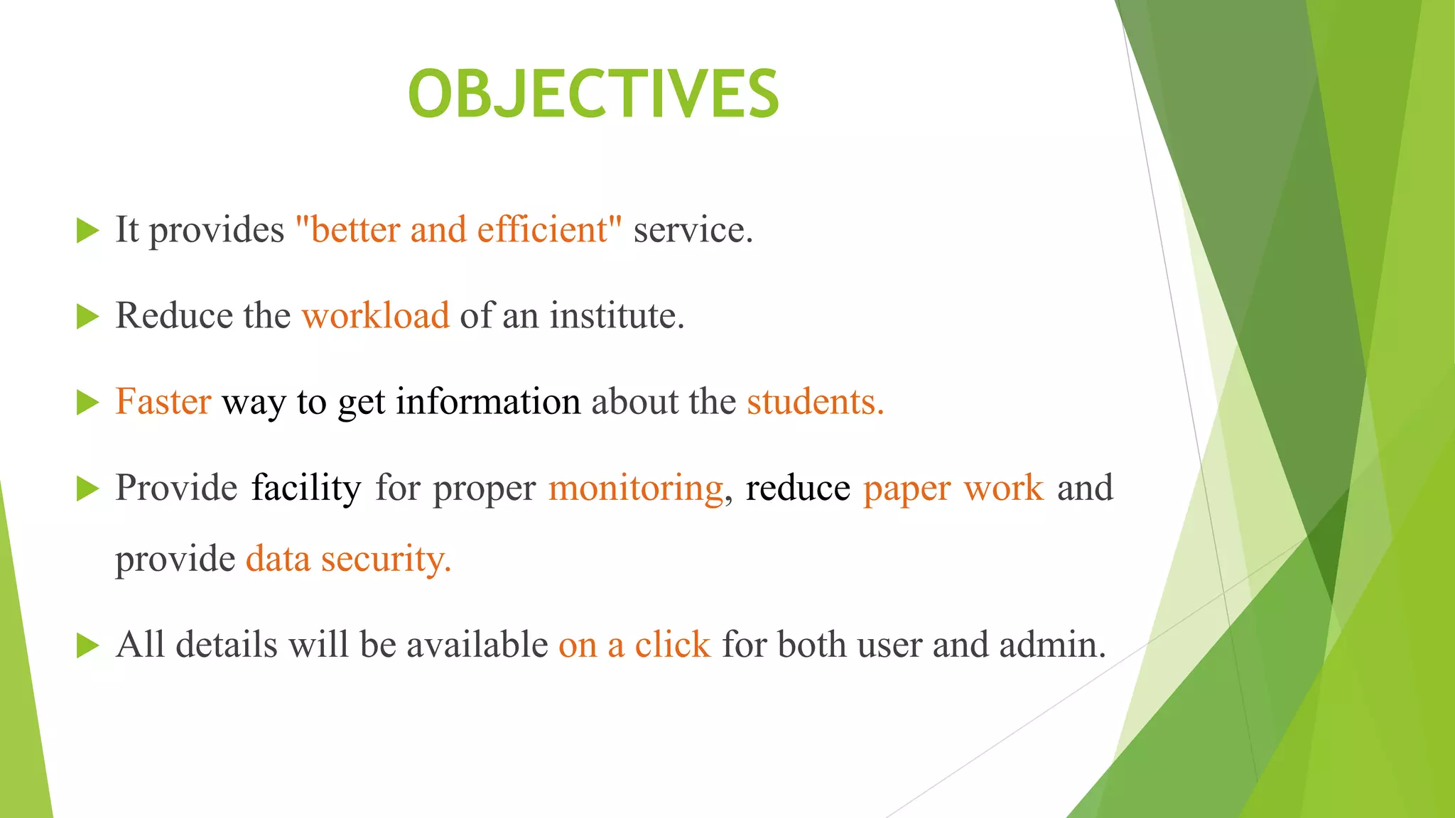 student database management system | PPTX