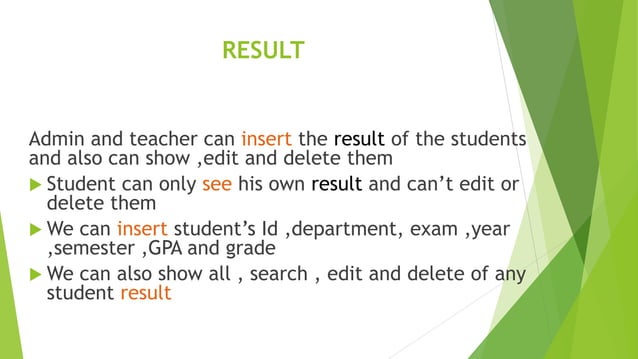 student database management system | PPTX