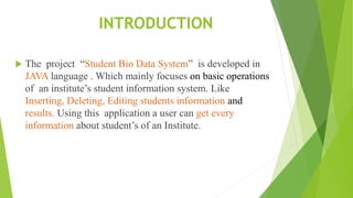 student database management system | PPTX