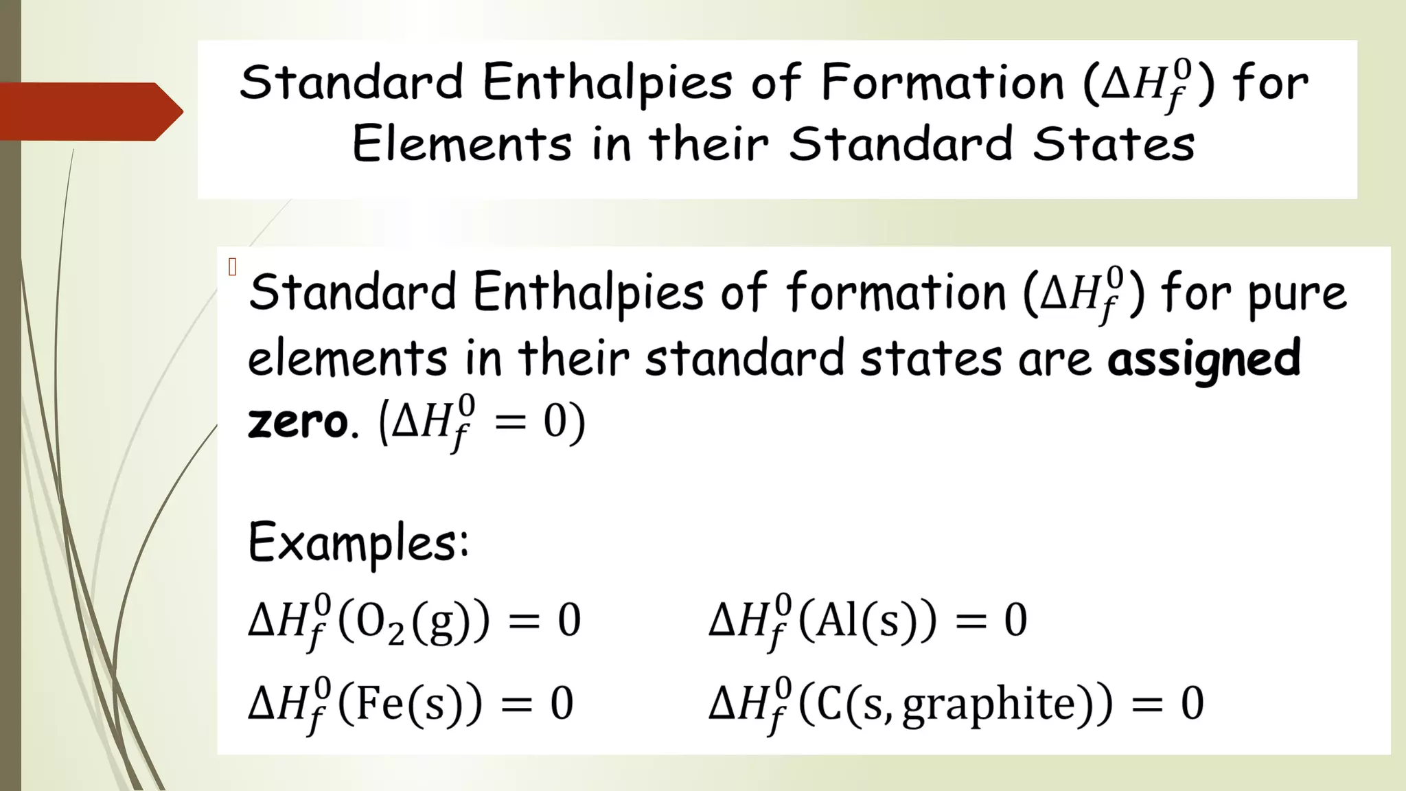 Standard Enthalpy Formation | PPT