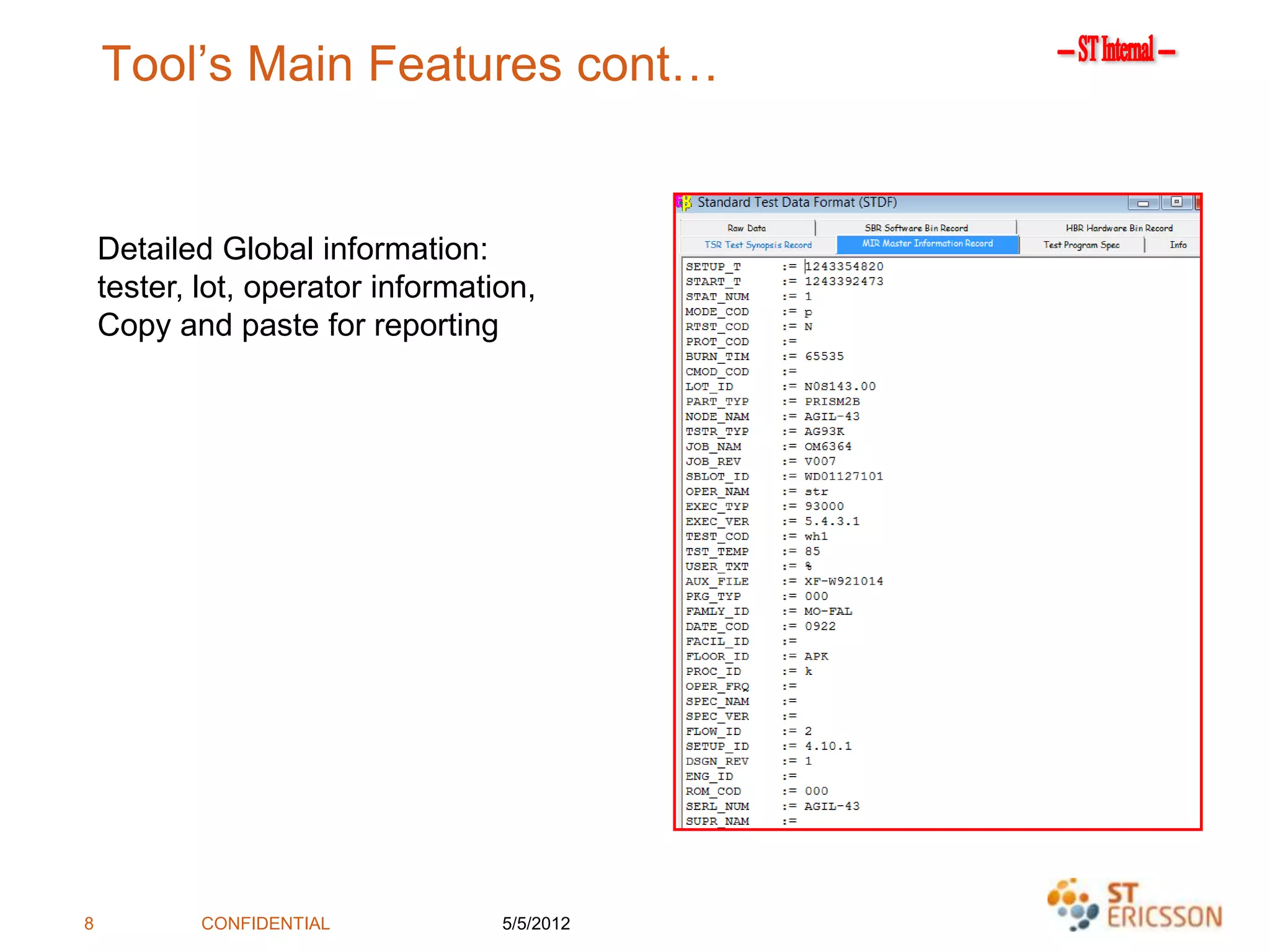 Data Analysis tool by EBA | PPT